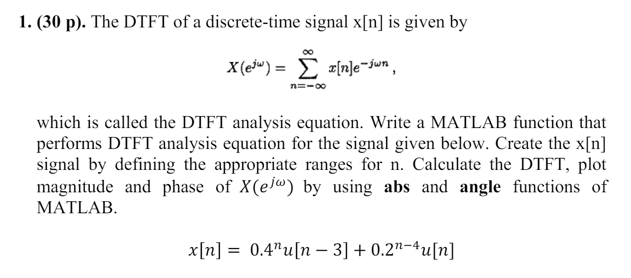 Solved Write the matlab code of this, please (30p). ﻿The | Chegg.com
