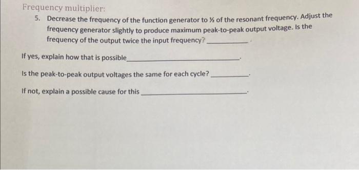 Solved Tuned Resonant Class C amplifiers The tuned Class C | Chegg.com