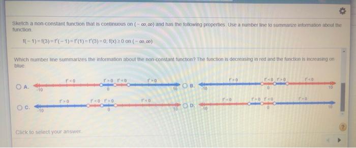 Solved Sketch a non-constant function that is continuous on | Chegg.com