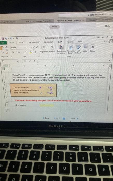 Solved this question has to be answered with a formula input | Chegg.com