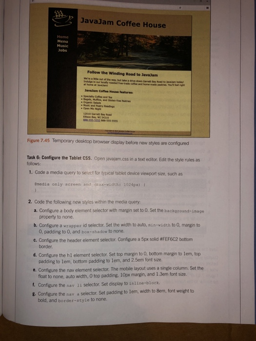 Solved Web Developement and Design Foundations with HTML5: | Chegg.com