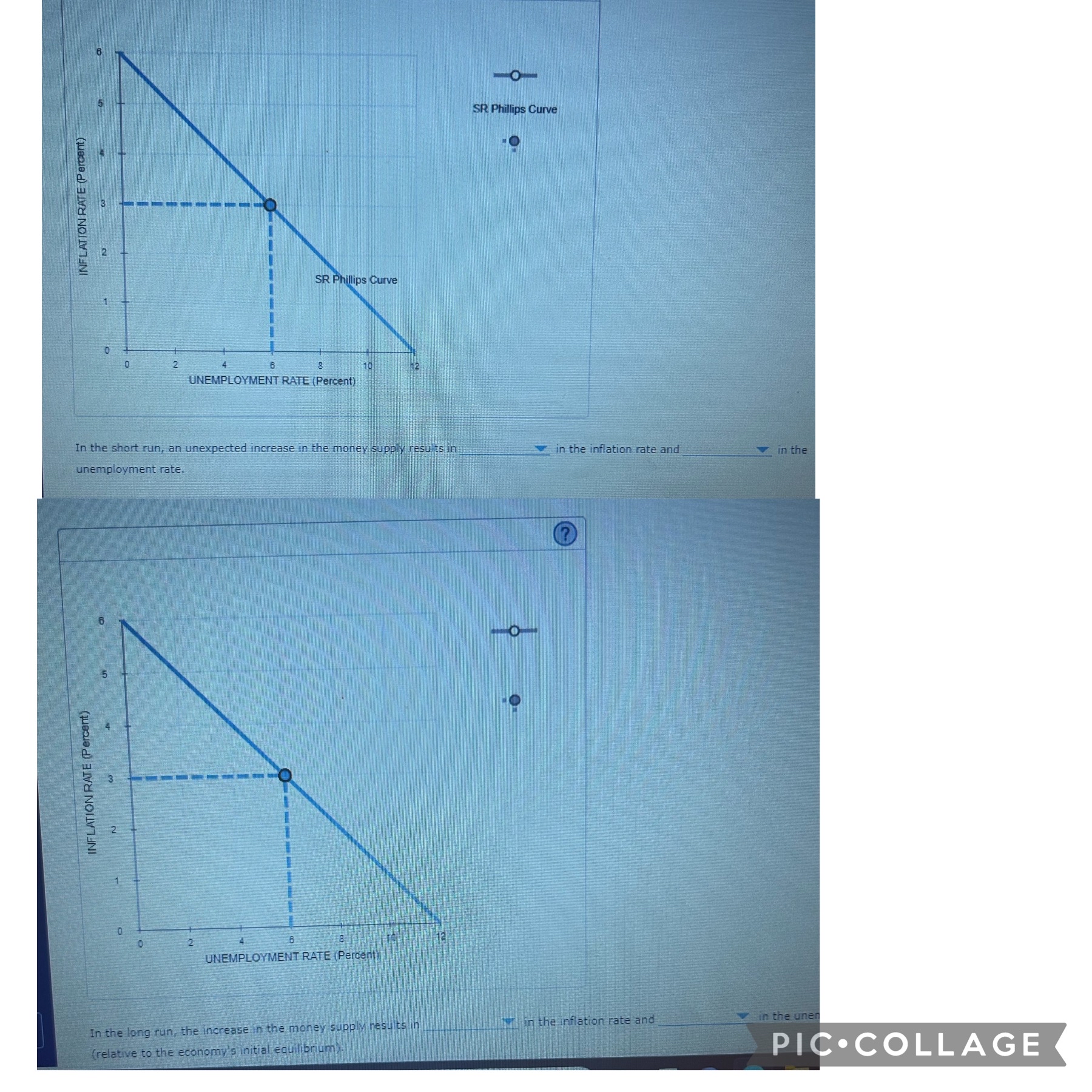 Solved In the short run, an unexpected increase in ___the | Chegg.com