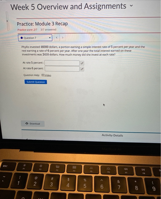 Solved Practice: Module 3 Recap Practice score: 27 3/7 | Chegg.com