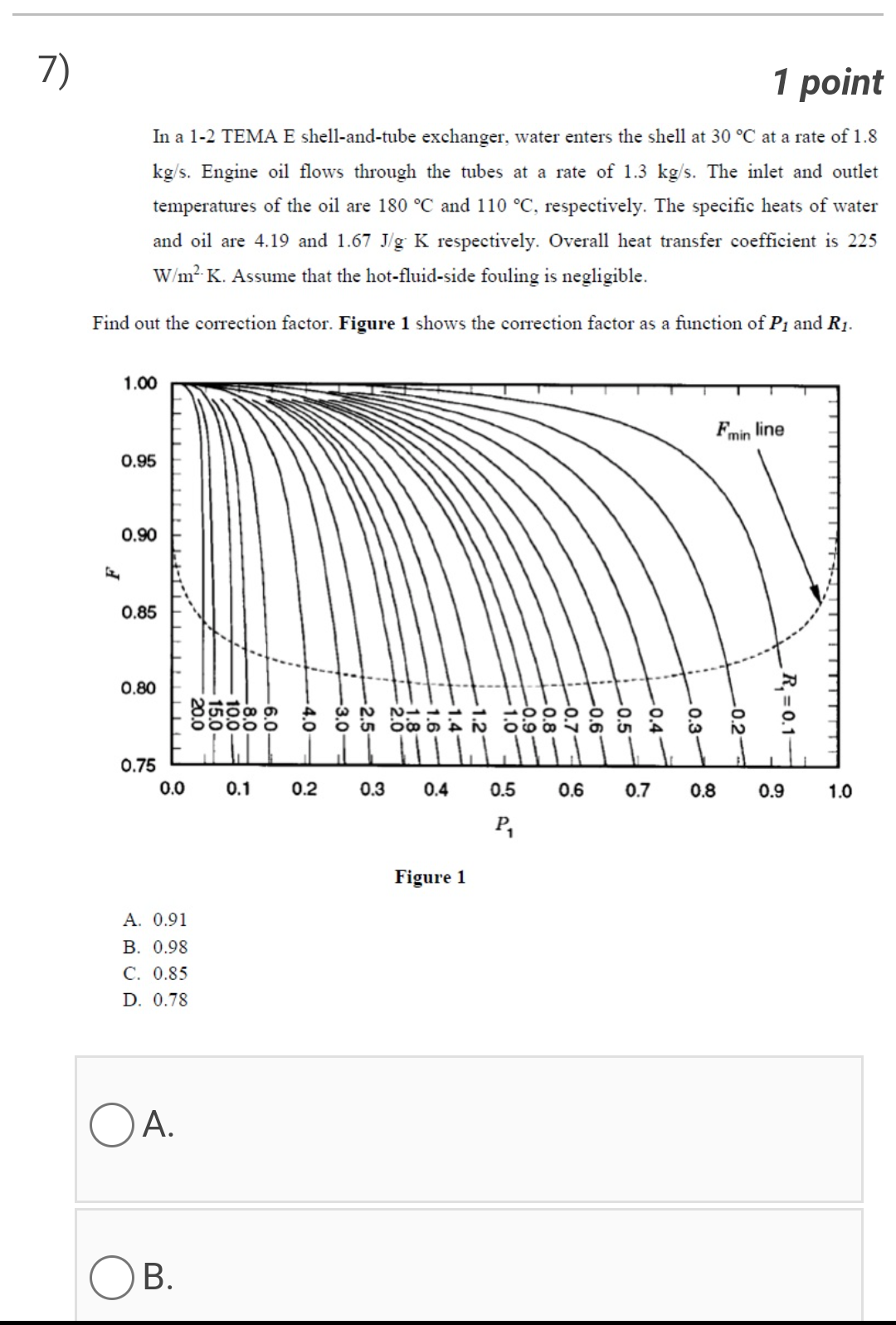 Solved In a 1-2 TEMA E shell-and-tube exchanger, water | Chegg.com