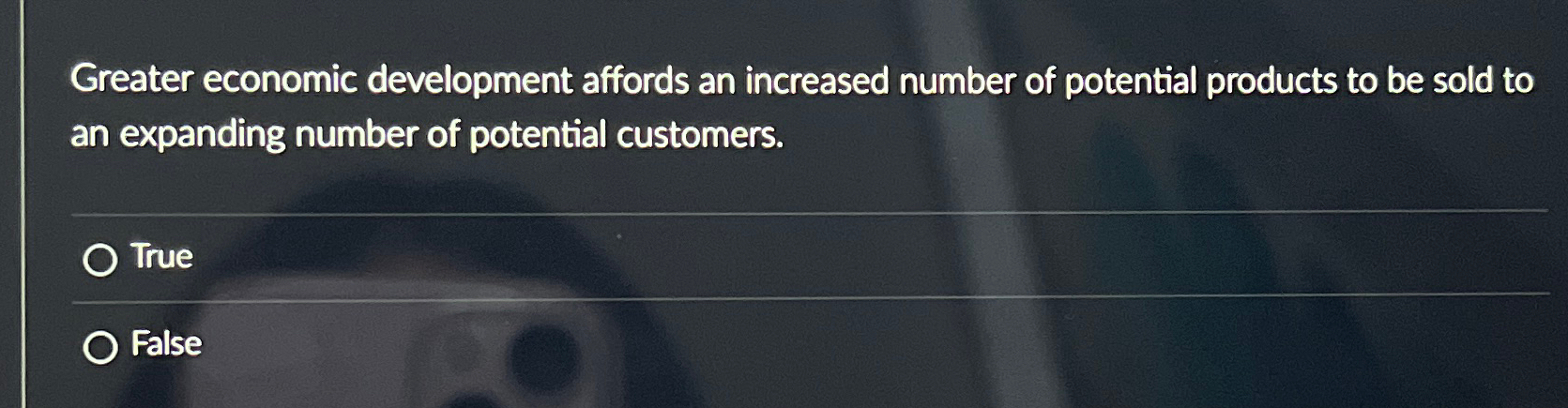 Solved Greater economic development affords an increased | Chegg.com
