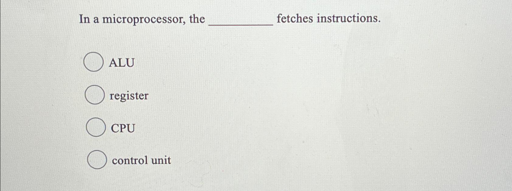 Solved In a microprocessor, the fetches | Chegg.com
