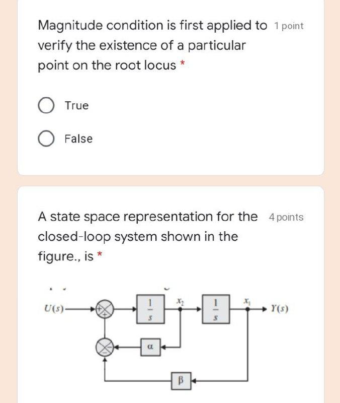 Magnitude condition is first applied to 1 point | Chegg.com