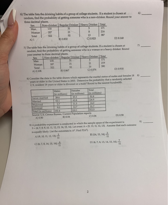 Solved Name Date MULTIPLE CHOICE. Choose the one alternative | Chegg.com