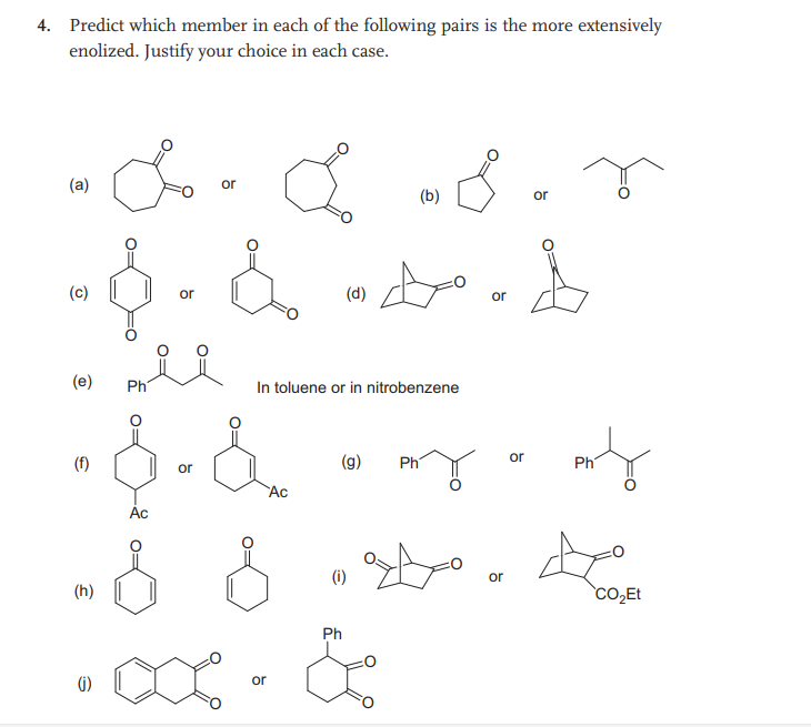 Solved Predict which member in each of the following pairs | Chegg.com