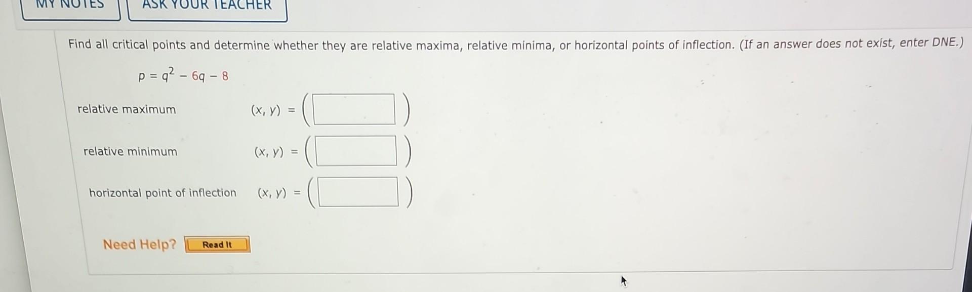 Solved Find all critical points and determine whether they | Chegg.com
