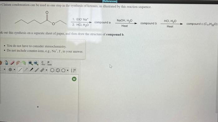 Solved Reference Claisen condensation can be used as one | Chegg.com