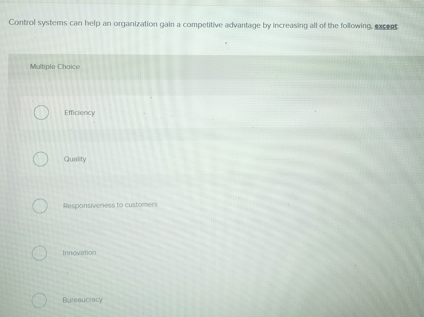 Solved Control systems can help an organization gain a | Chegg.com