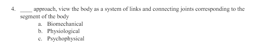Solved approach, view the body as a system of links and | Chegg.com