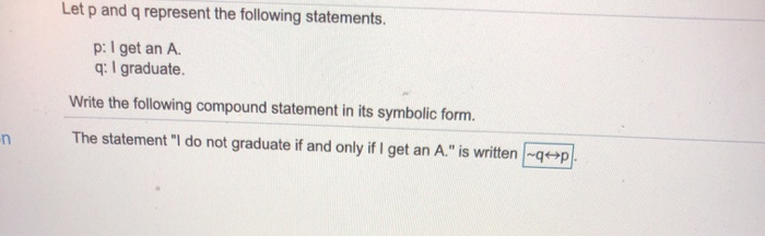 Solved Translate the following argument into symbolic form. | Chegg.com