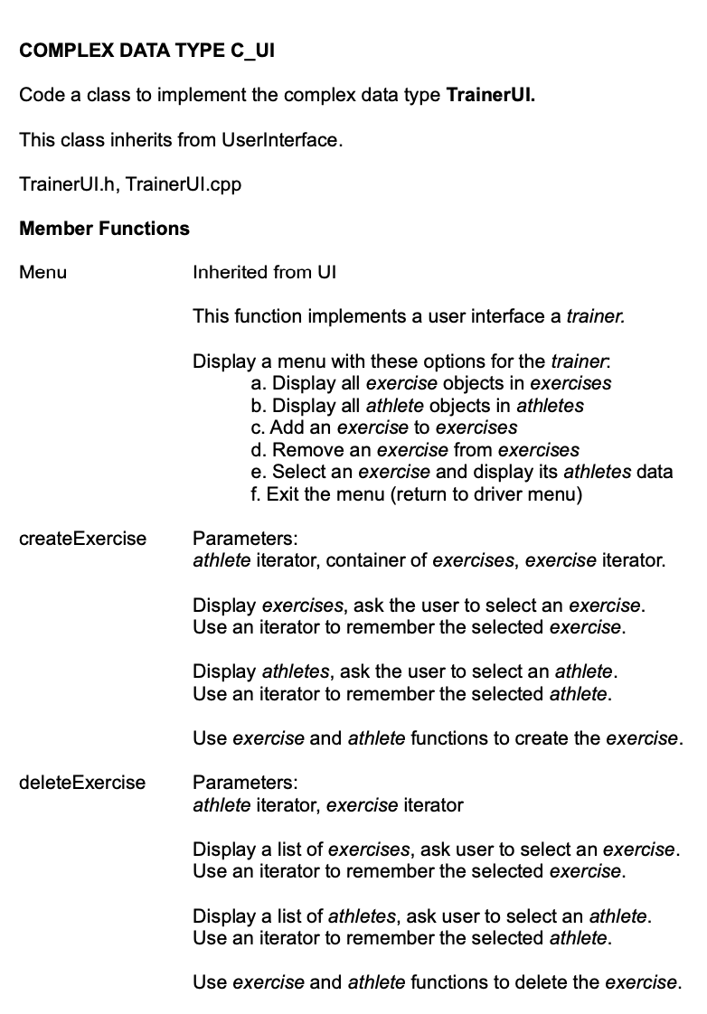 Solved The containers are accessed through pointers. C++ | Chegg.com