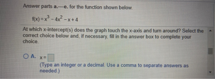 Solved Consider the function f(x) = 3x2 – 30x - 8. a. | Chegg.com