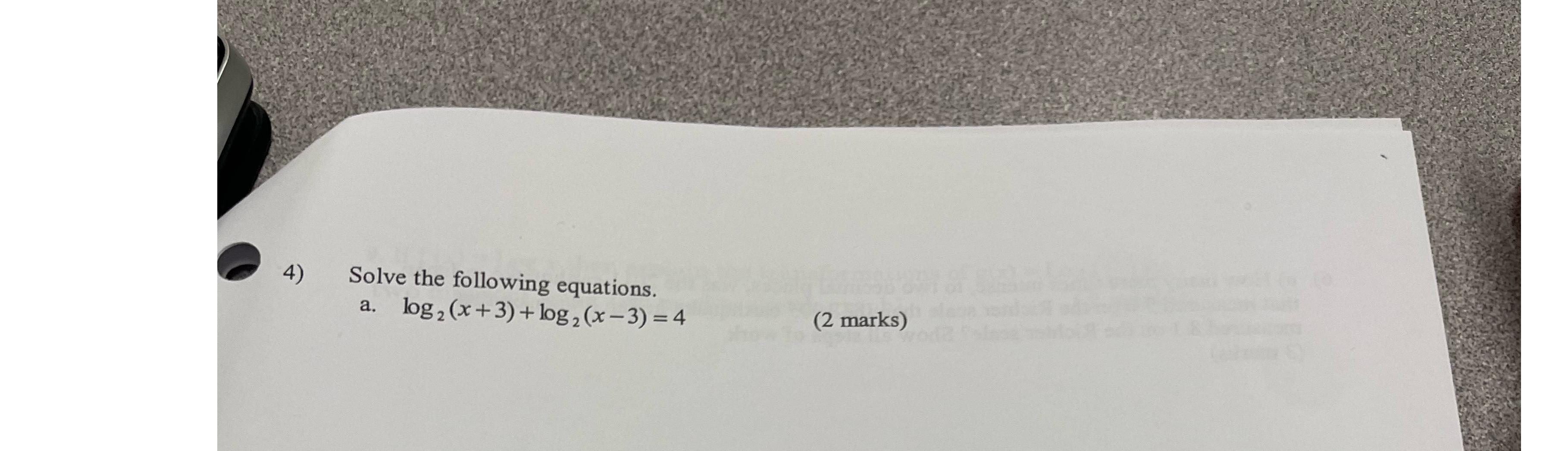 Solved Solve the following | Chegg.com