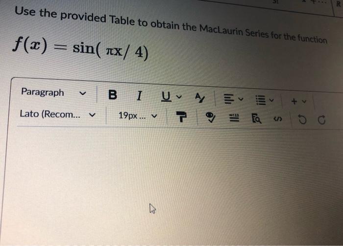 Solved Find the Taylor Series of the function f(x)=lnx | Chegg.com