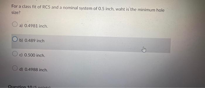 Solved For the above system, the shaft MMC is: a) 0.9975 b) | Chegg.com