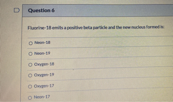 Solved Question 5 Carbon-11 emits a positive beta particle | Chegg.com