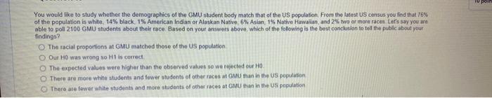 Solved i choose option B and D and they are both wrong!! | Chegg.com
