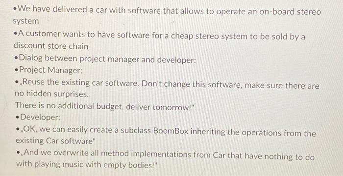 Solved draw a classdiagram and write a piece of code to | Chegg.com