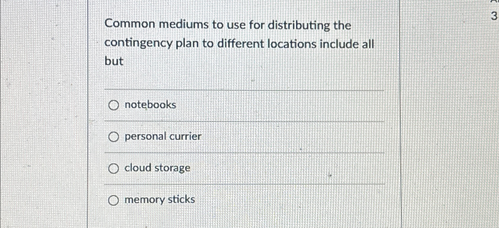 Solved Common mediums to use for distributing the | Chegg.com