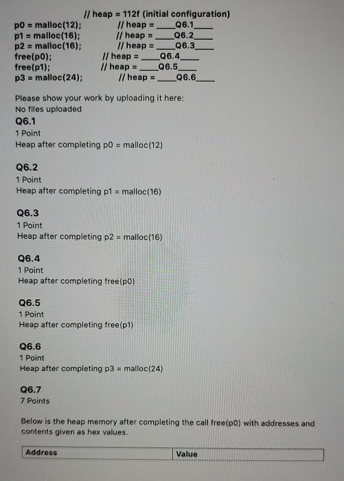Consider an allocator implementation with the | Chegg.com