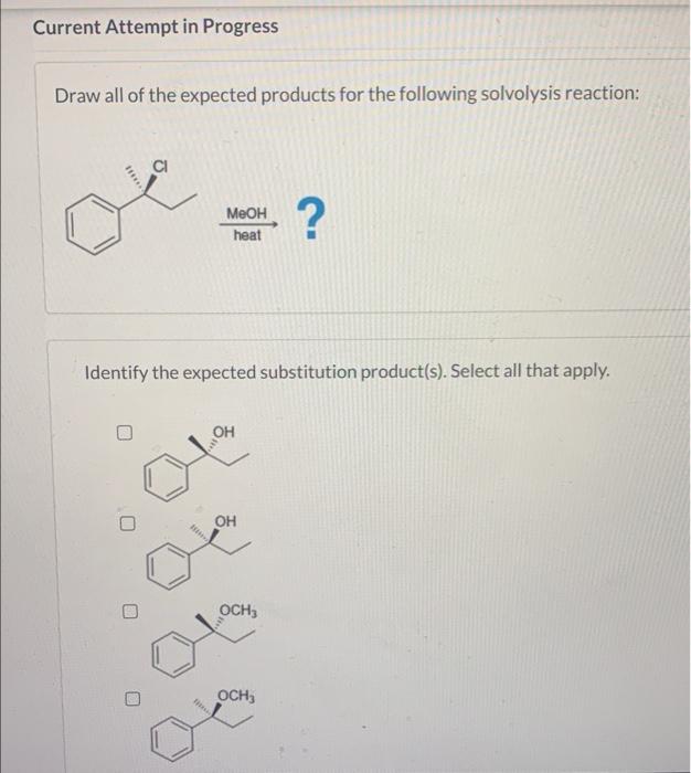 Solved Current Attempt in Progress Draw all of the expected | Chegg.com
