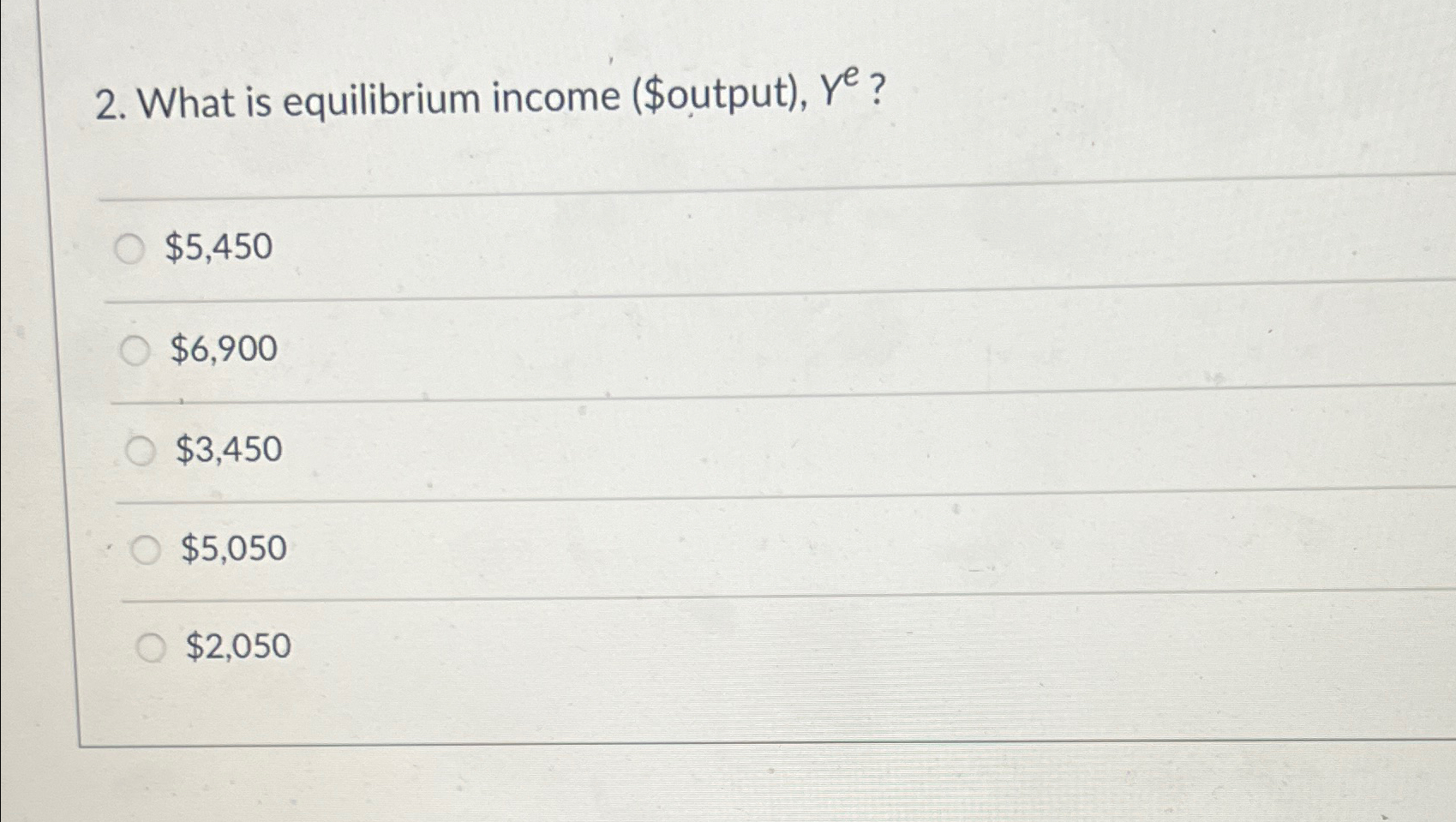 Solved What is equilibrium income | Chegg.com