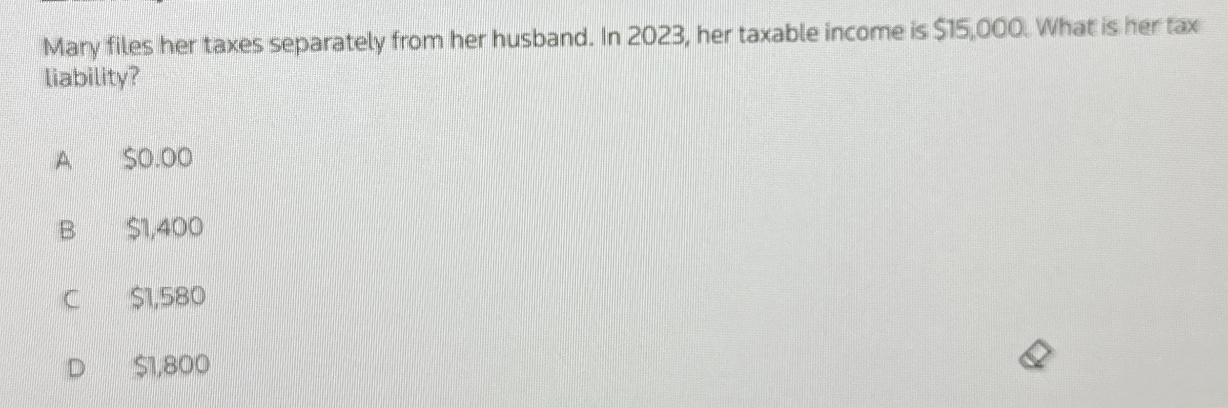 Solved Mary files her taxes separately from her husband. In | Chegg.com