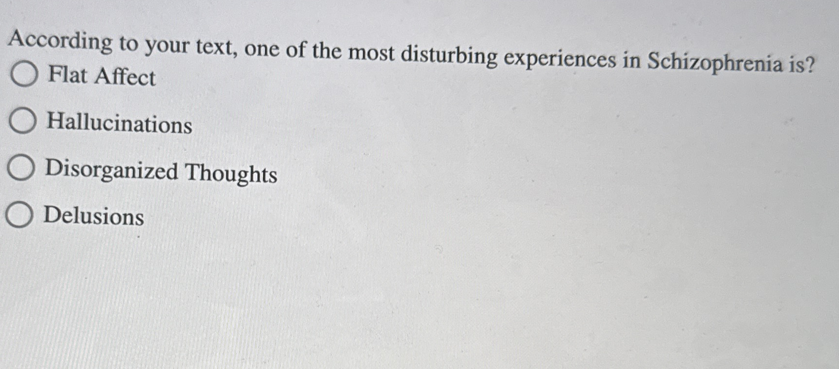 Solved According to your text, one of the most disturbing | Chegg.com