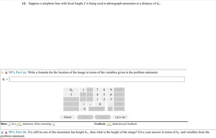 Solved 11: Consider a magnifying glass that produces a | Chegg.com