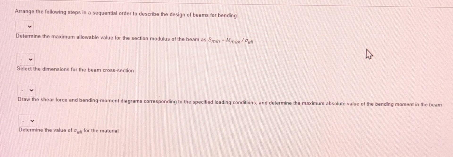 Solved Arrange the following steps in a sequential order to | Chegg.com