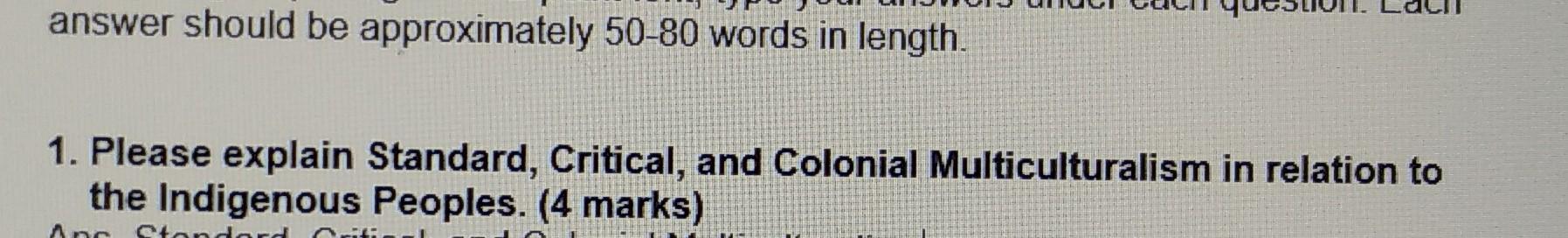 answer should be approximately 50-80 words in length. | Chegg.com