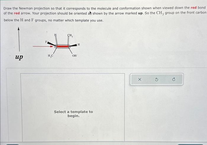 Solved Draw The Newman Projection So That It Corresponds To