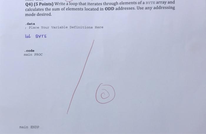 Solved Q4 5 Points Write A Loop That Iterates Through