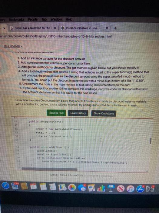 Solved + In the example below, the Student class overrides | Chegg.com
