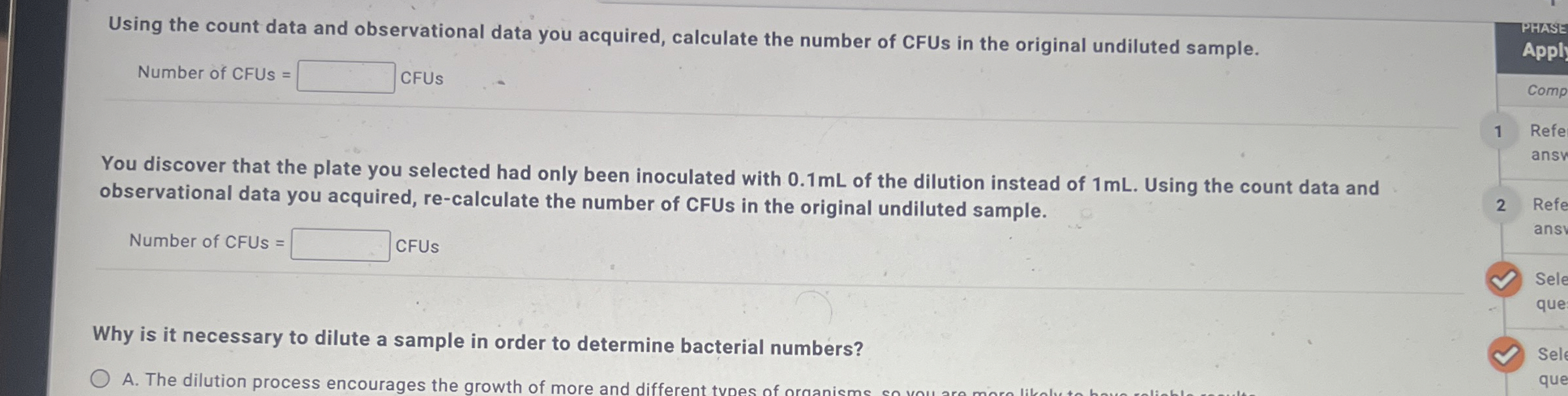 Solved Using the count data and observational data you | Chegg.com