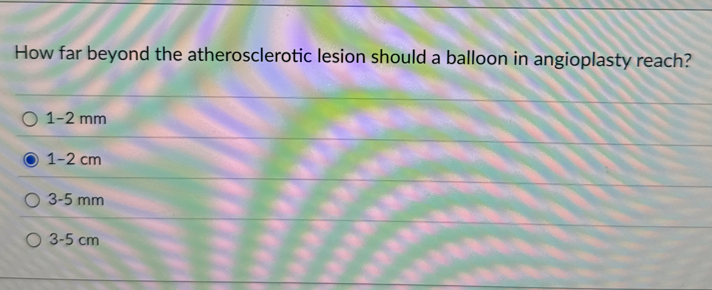 Solved How far beyond the atherosclerotic lesion should a | Chegg.com