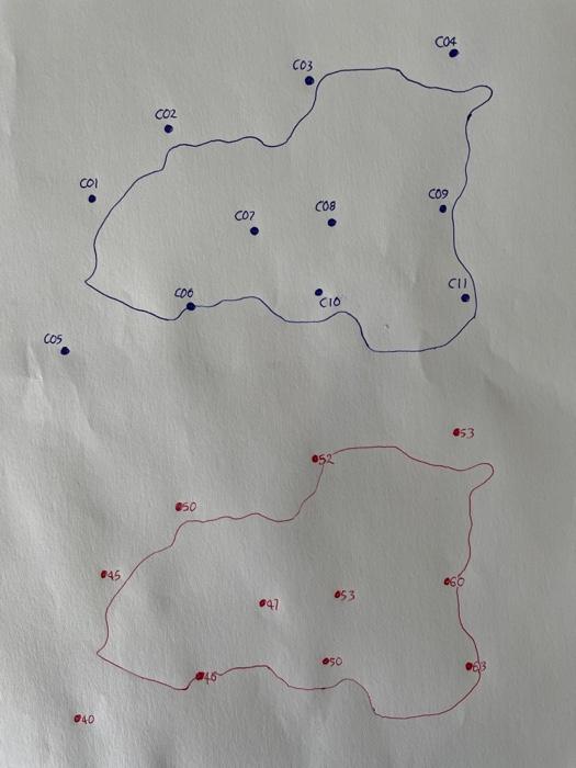 Solved A Theissen polygon network textbook question Draw a | Chegg.com