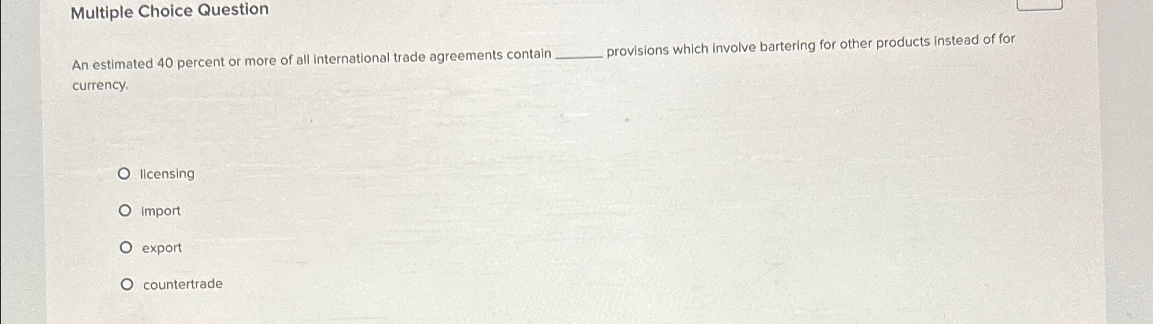 Solved Multiple Choice QuestionAn estimated 40 ﻿percent or | Chegg.com