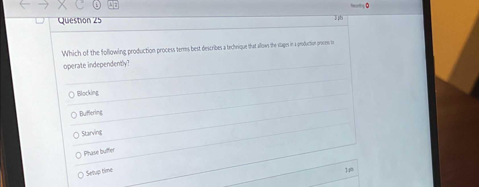 Solved Question 25Which of the following production process | Chegg.com