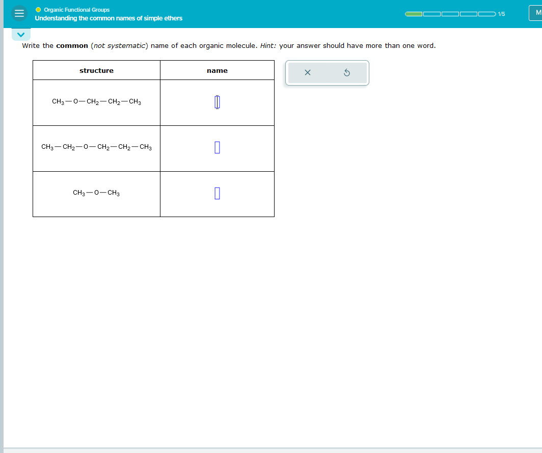 Solved Organic Functional GroupsUnderstanding the common | Chegg.com
