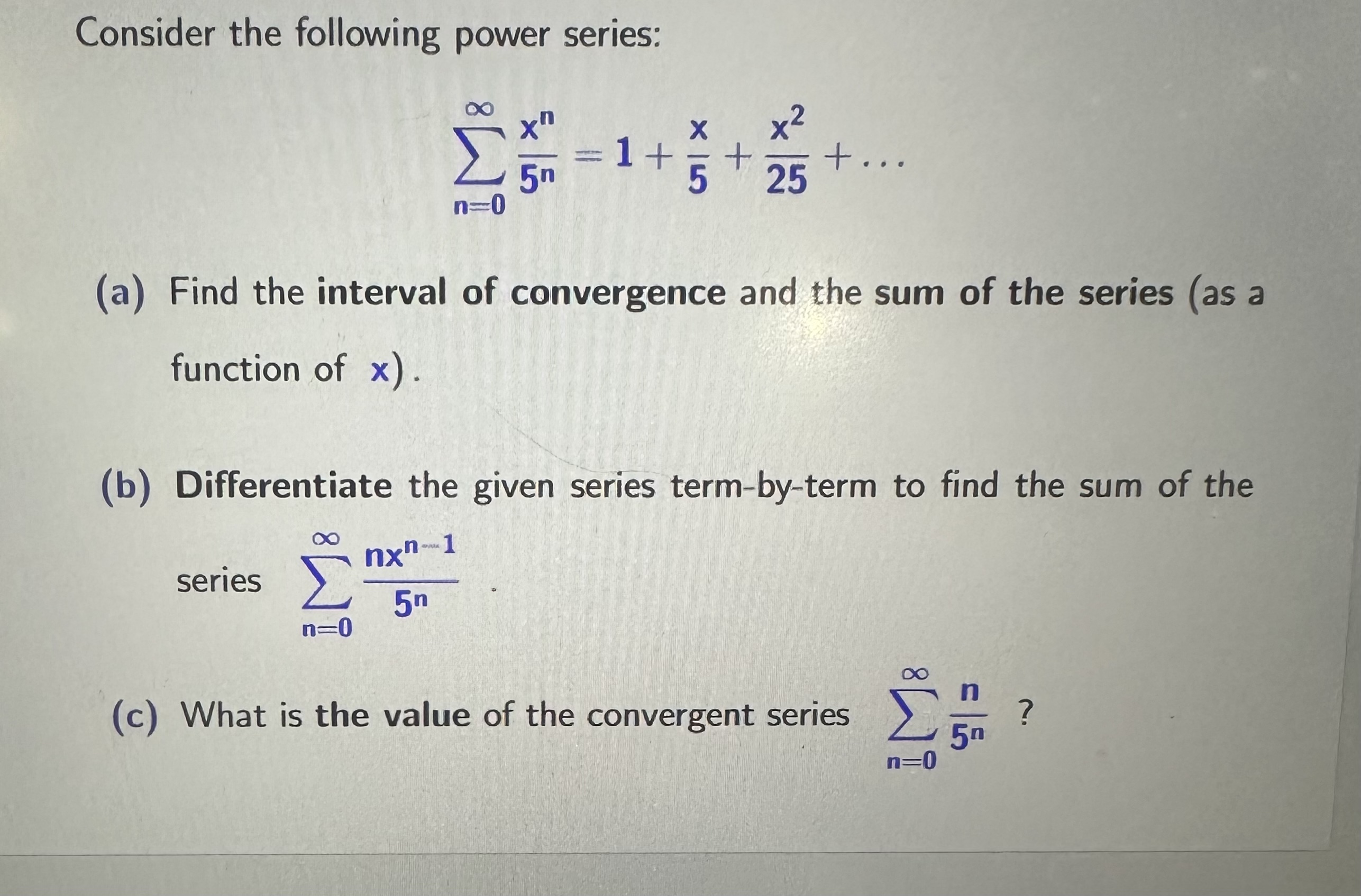 Solved Consider the following power | Chegg.com