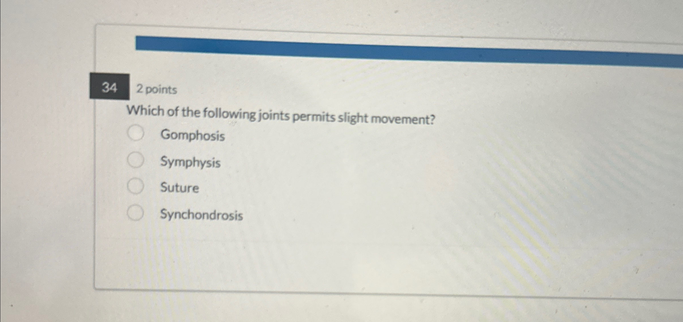 Solved 342 pointsWhich of the following joints permits | Chegg.com Solved 342 pointsWhich of the following joints permits | Chegg.com