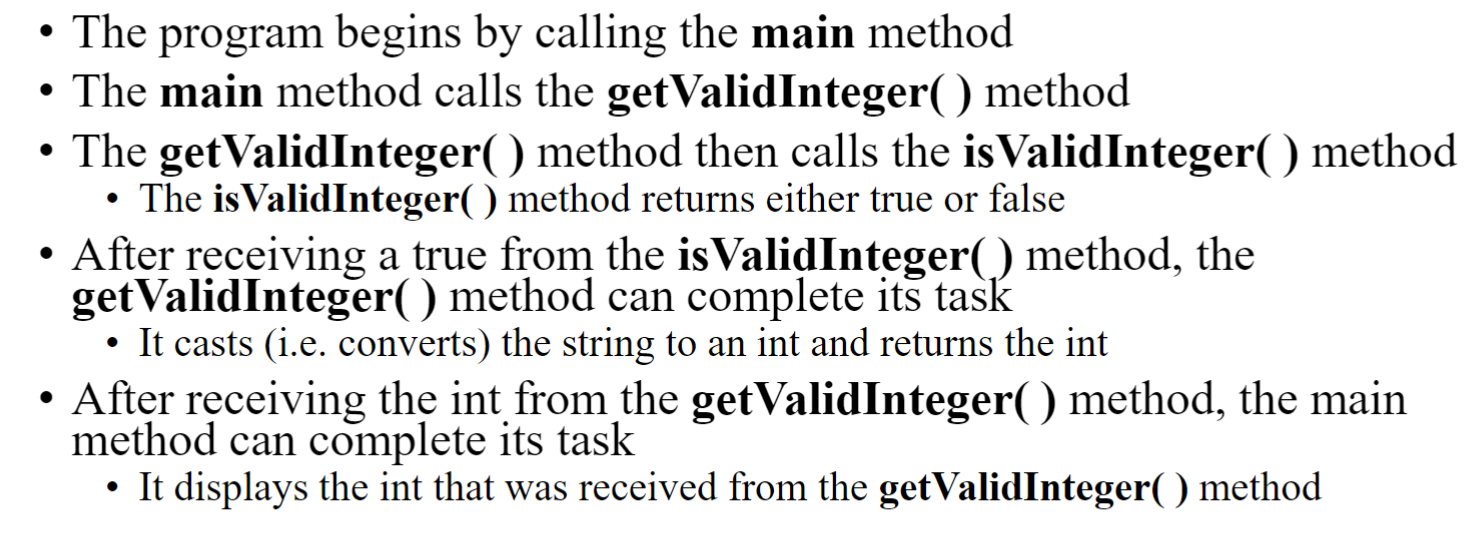 Solved The program begins by calling the main methodThe main | Chegg.com