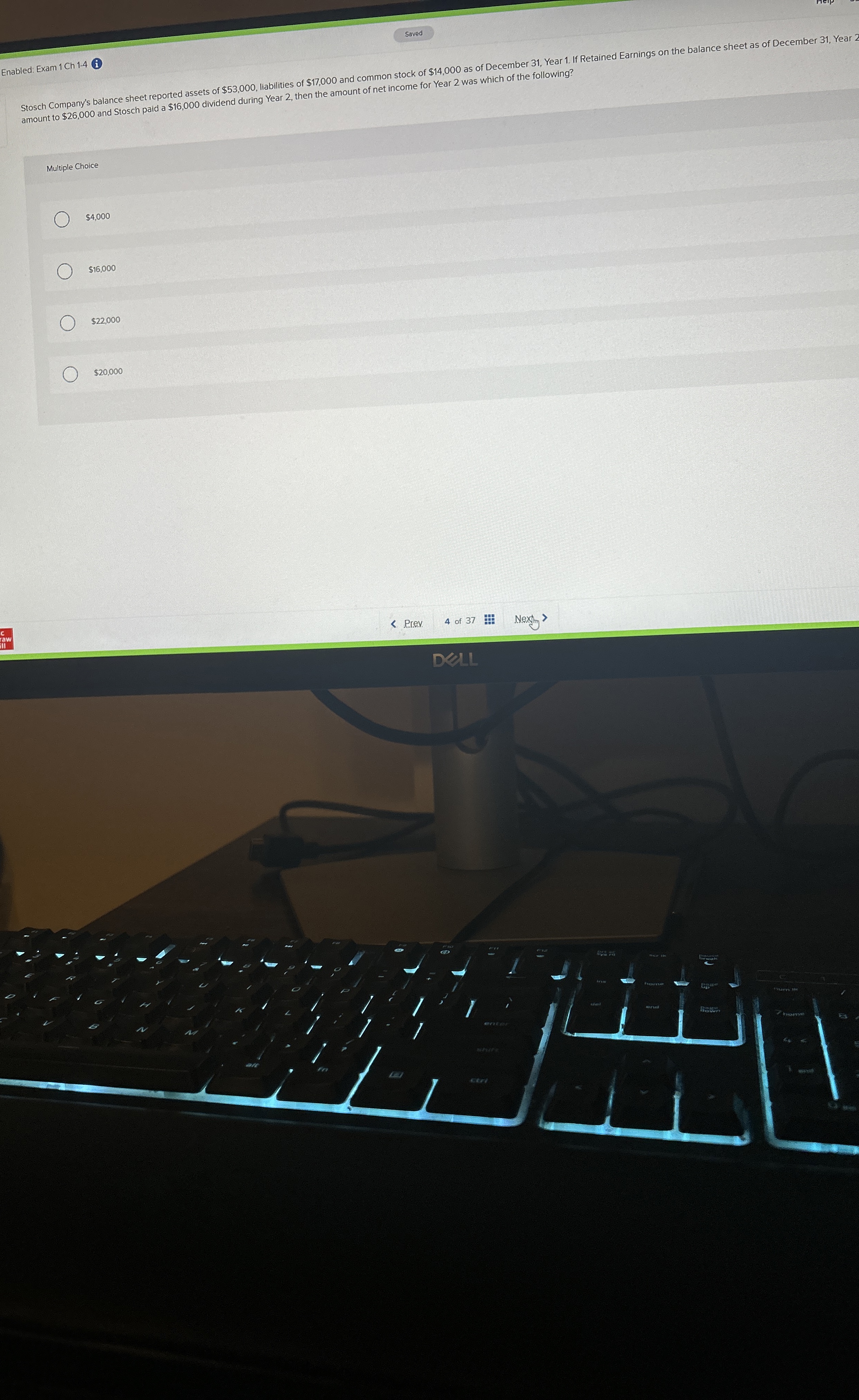 Solved Enabled: Exam 1 ﻿Ch 1-4 (i)amount to $26,000 ﻿and | Chegg.com