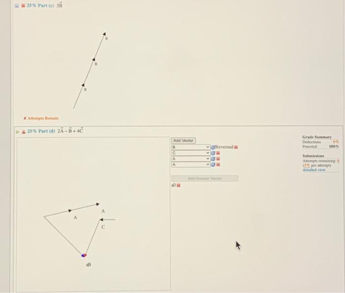 2A−B+4C(5\%) Problem 7: For each of the parts below, | Chegg.com