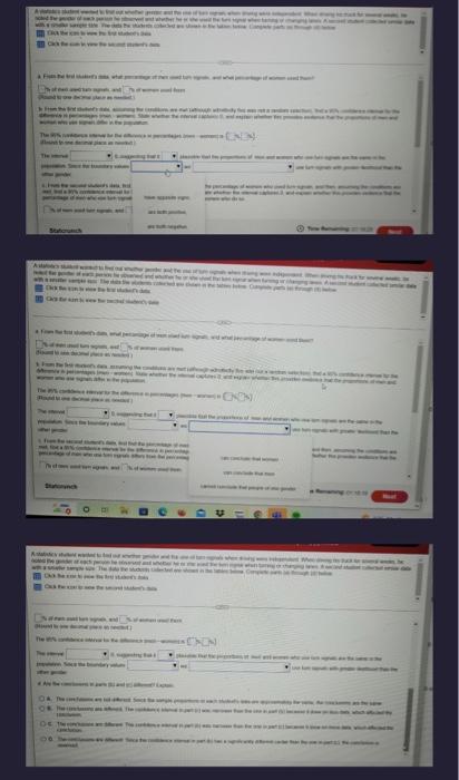 a statistic student wants to find out whether gender | Chegg.com